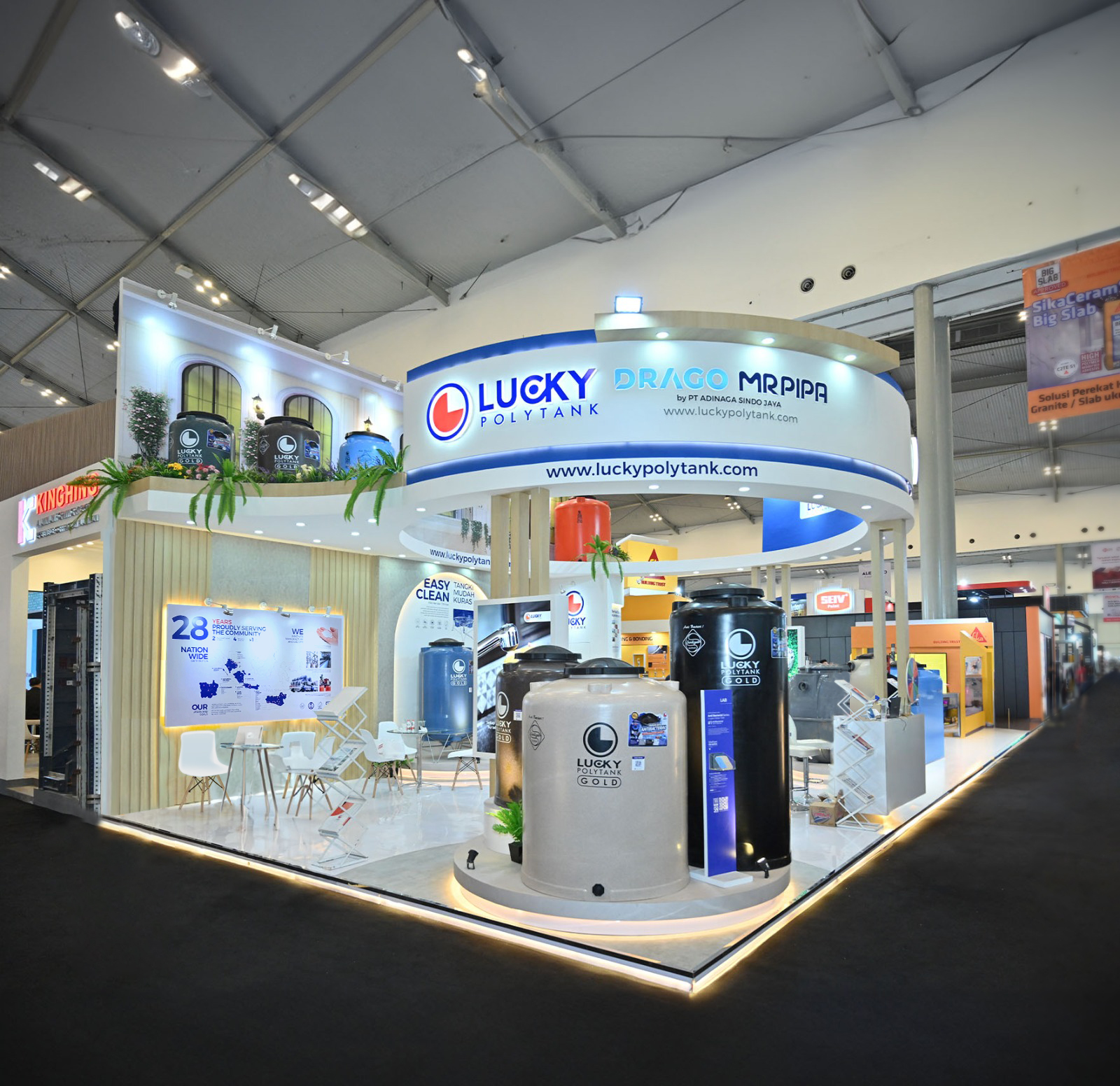 INDOBUILTECH 2024: Produk Terbaru Lucky Polytank - Lucky Polytank